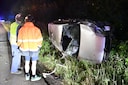 Eén gewonde bij spectaculaire klap langs E403 in Bellegem: tijdlang ...