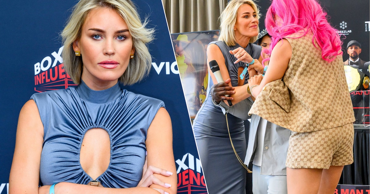 Real housewife Amy doet mee aan ‘Boxing influencers’: eerste staredown ...
