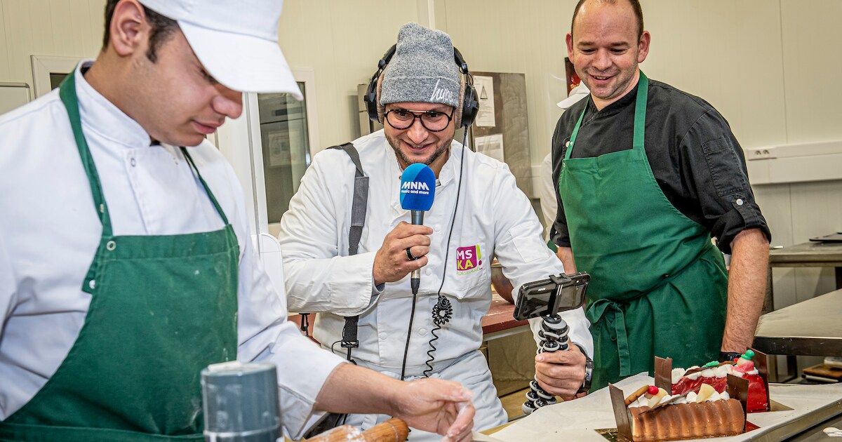 MNM-dj Brahim maakt live radio vanuit bakkerijafdeling MSKA | Regio ...