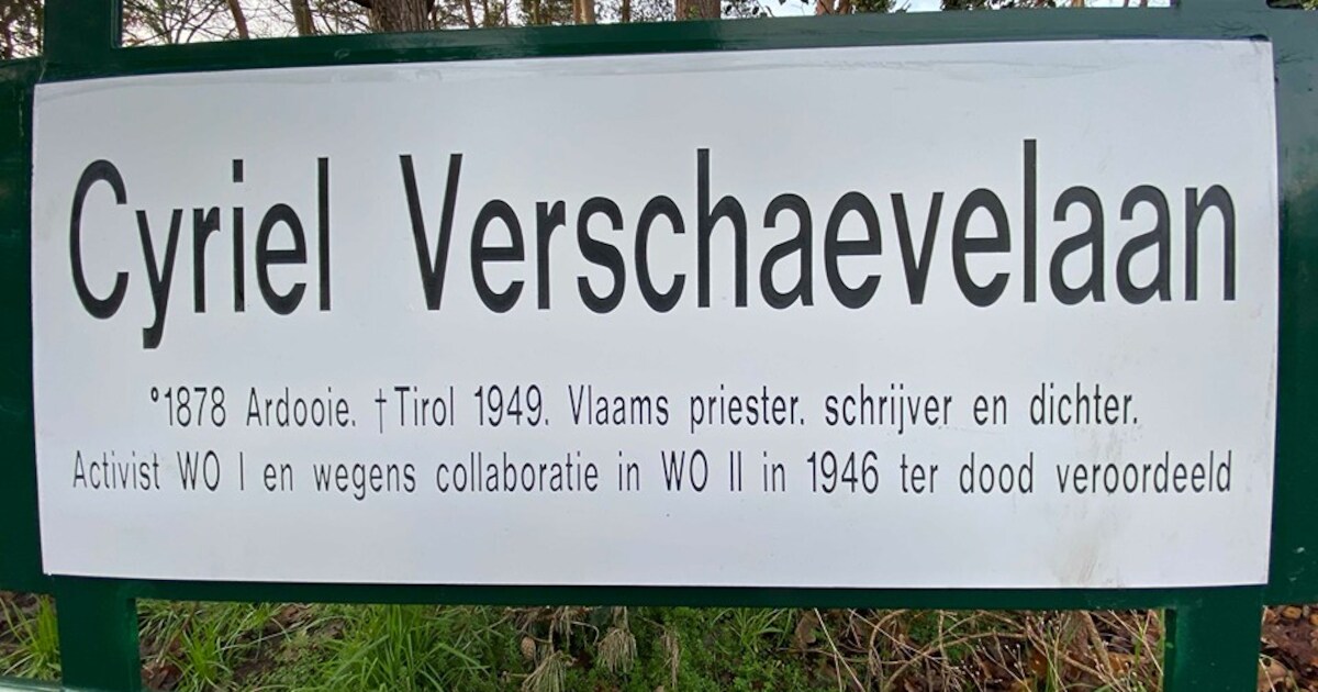 Cyriel Verschaevelaan in Zoersel blijft bestaan: “We willen hem niet ...