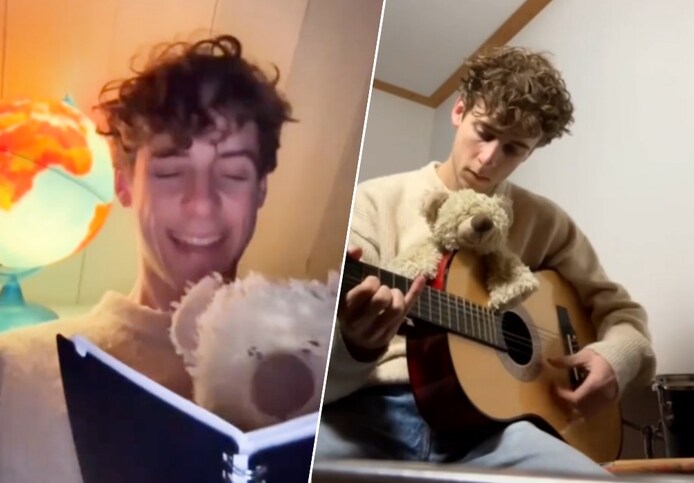 KIJK. Nederlandse Xander gaat viraal met video waarin hij knuffel van ...