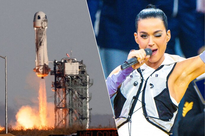 Katy Perry en vijf andere vrouwen gaan binnenkort de ruimte in met ...