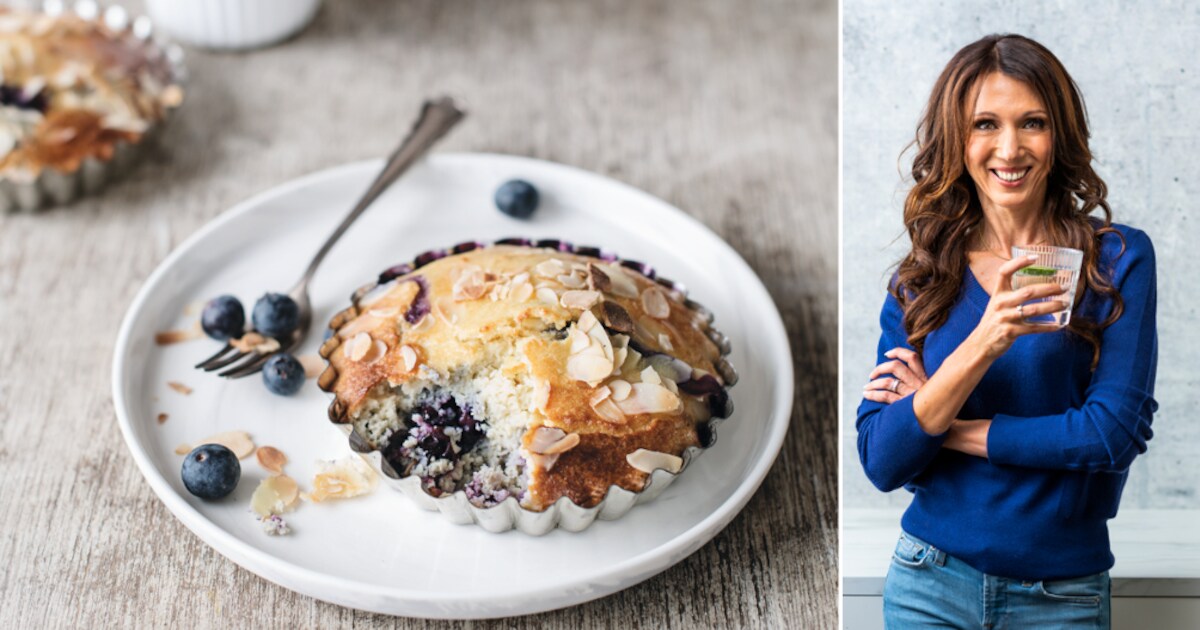 Amandelgebak met blauwe bessen | Eten | HLN.be