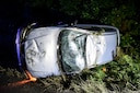 Slechts één gewonde bij spectaculaire klap langs E403 in Bellegem ...