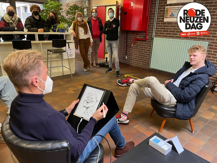 Bekend karikaturist Marc De Roo keert terug naar oude school voor Rode ...