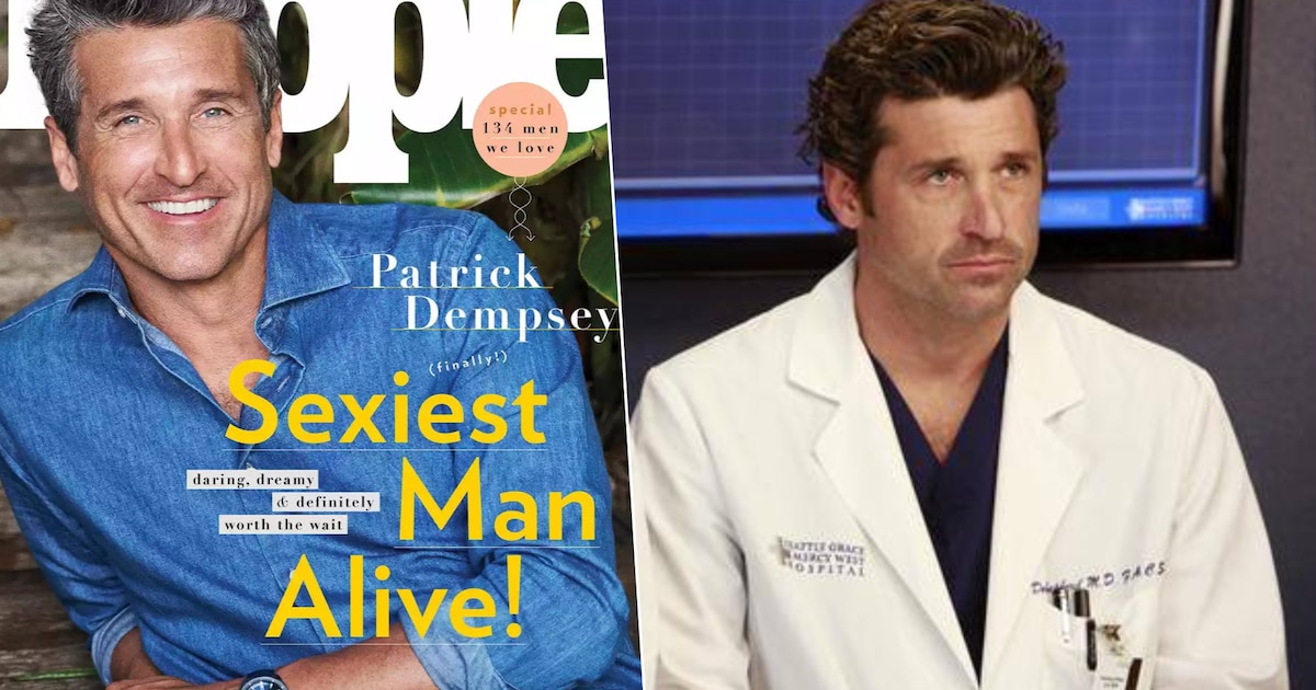 "Ik dacht dat het een grap was": Patrick ‘McDreamy’ Dempsey verkozen tot meest sexy man van 2023 ...