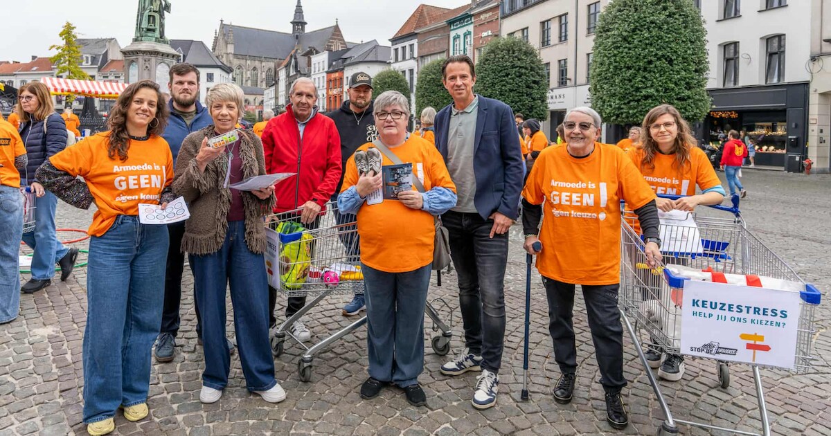 Actie tegen armoede op Aalsterse Grote Markt: “1,4 miljoen Belgen ...