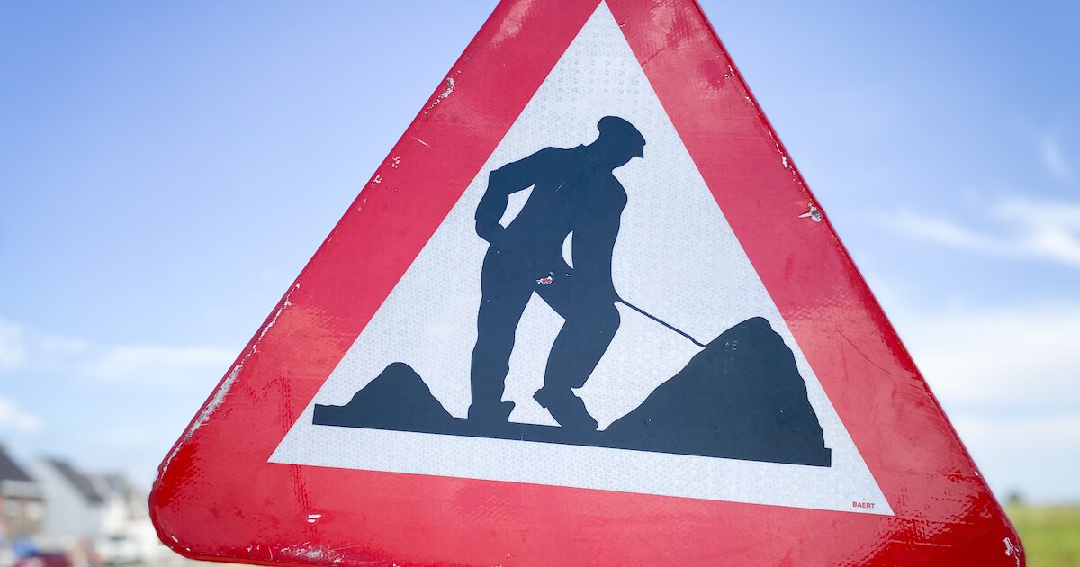 Wegenwerken Moorselbaan: “Rijstrook ingenomen ter hoogte van ...