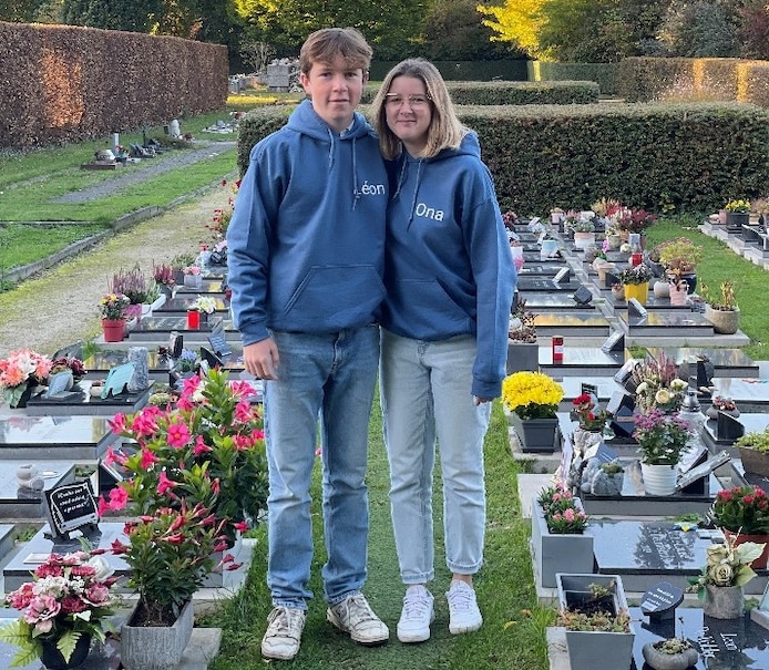 Jonge gravenpoetsers Léon (16) en Ona (19) gaan 4.500 lichtjes op ...