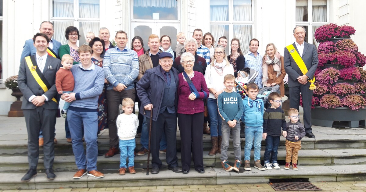 Familie Camerlinck viert diamanten huwelijksverjaardag in Sleidinge ...