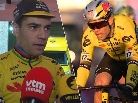 Wout van Aert had “geen geweldig gevoel” en finisht pas als zesde in ...