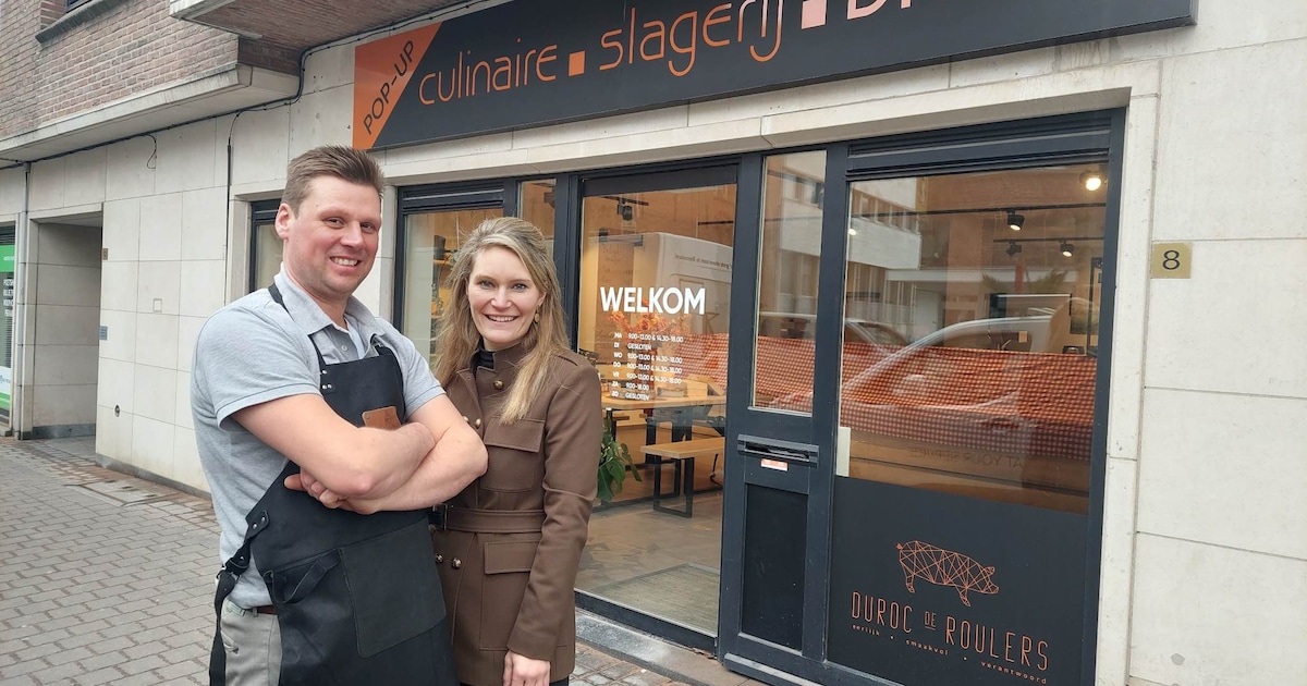 Slagerskoppel opent tijdelijk tweede winkel door herinrichting Kop van ...