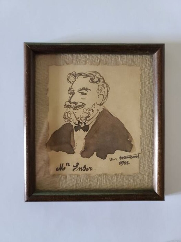 Gestolen portret van James Ensor verkocht op veilingsite voor... 150 ...