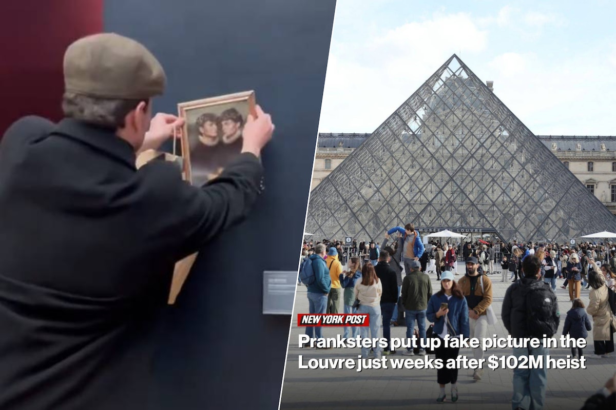 Amerikanen smullen van stunt van Neal en Senne in het Louvre: “Zijn de ...