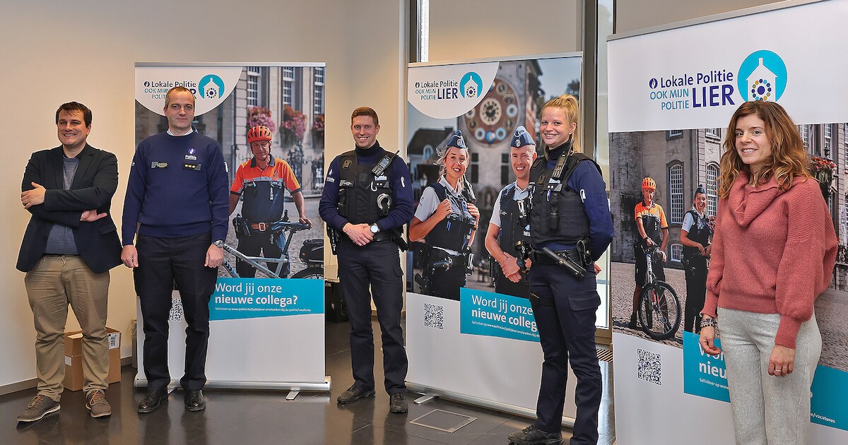 Politie Lier lanceert rekruteringscampagne onder de slogan: “Ook mijn ...