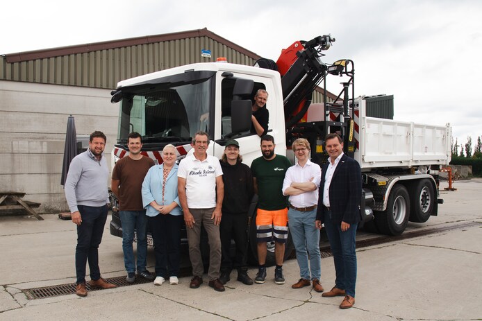 Wingene neemt nieuwe vrachtwagen op CNG in gebruik | Wingene | hln.be