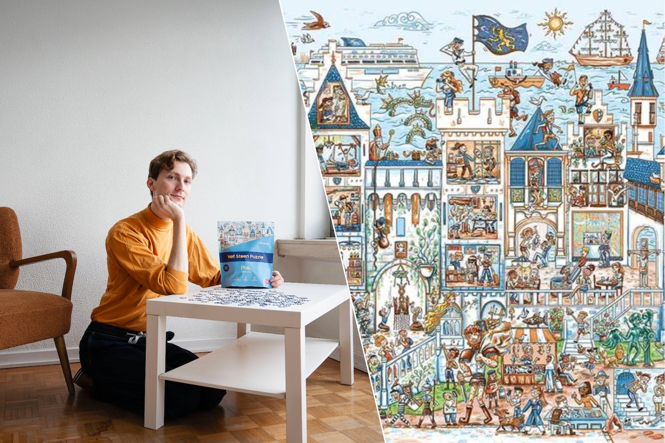 Antwerpenaren lanceren de stad in puzzelvorm: “Van het MAS tot de files ...