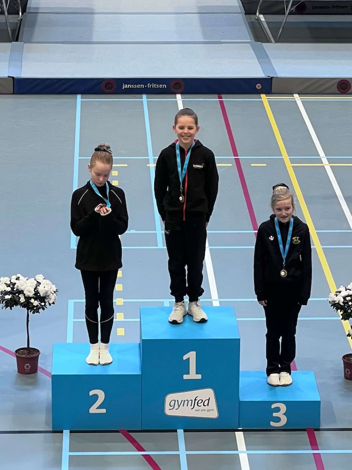 GymMax schittert op Oost-Vlaams Kampioenschap Trampoline | Dendermonde | hln.be