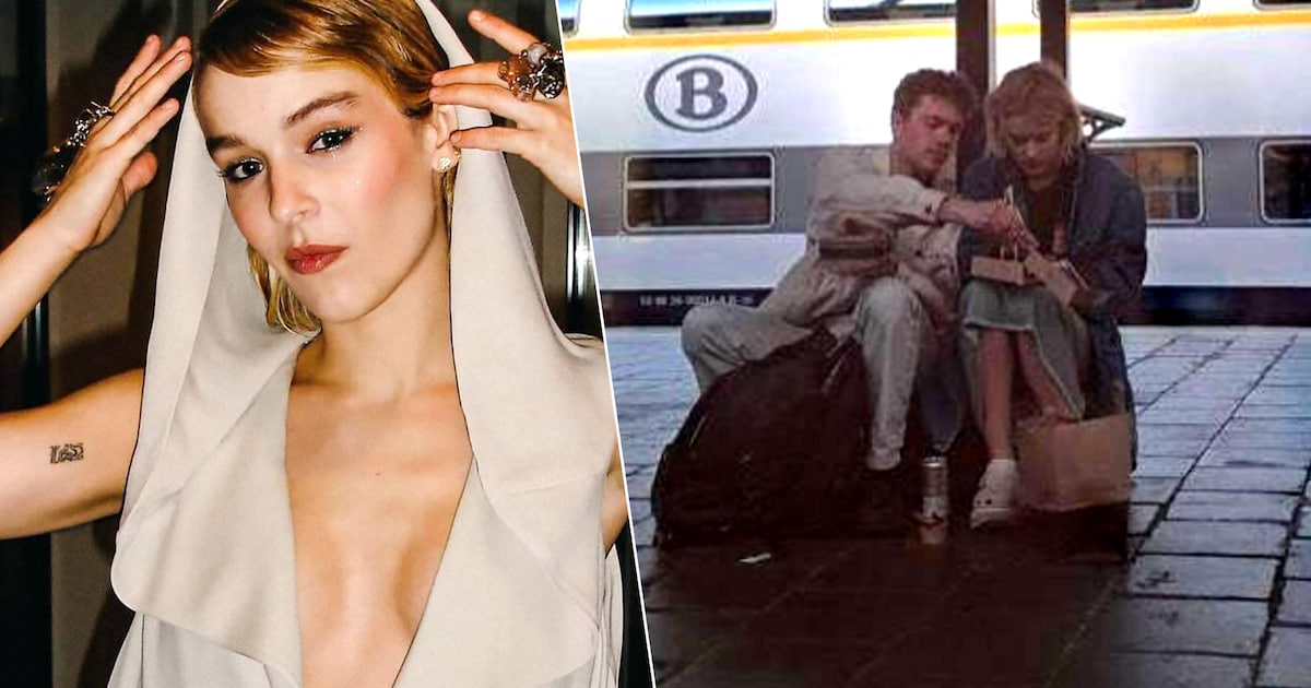 Sloeg de vonk over in het RITCS-café aan de theaterschool? Pommelien Thijs en Bram Spooren ...