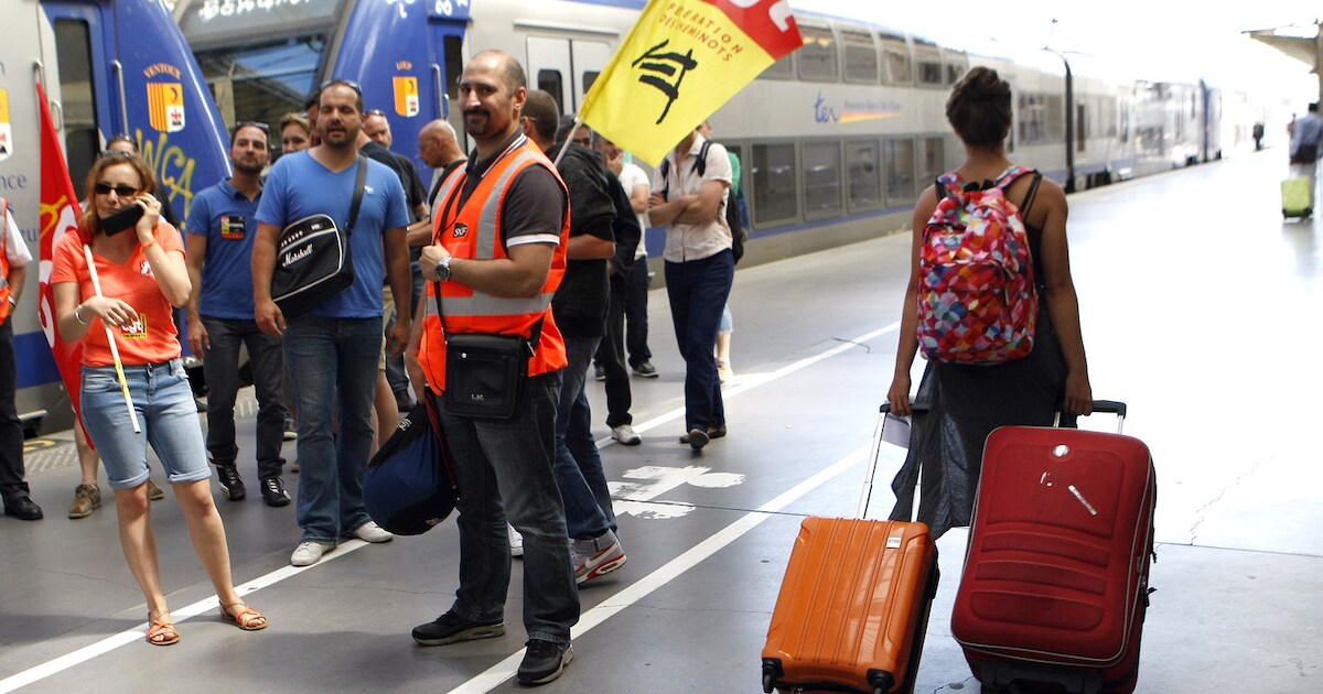 Aanhoudende staking Franse spoorwegen kostte al 80 miljoen euro ...