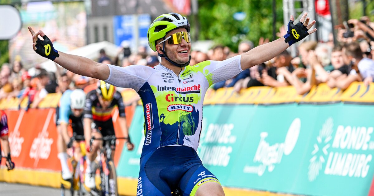 Gerben Thijssen profiteert van stuurfout Merlier en sprint naar zege in ...