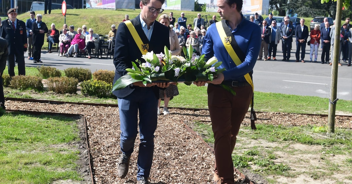 Slag om Kwatrecht en Gijzenzele herdacht met nieuw monument op Mariagaard | Wetteren | HLN.be