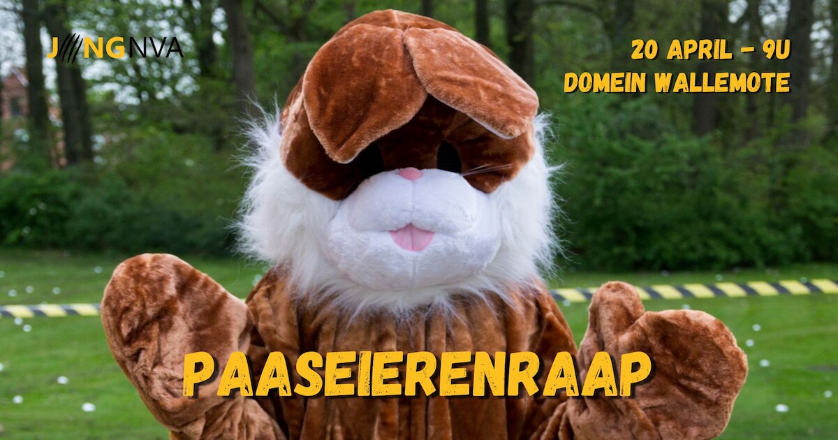 Opnieuw jaarlijkse paaseierenraap in Wallemote | Izegem | HLN.be