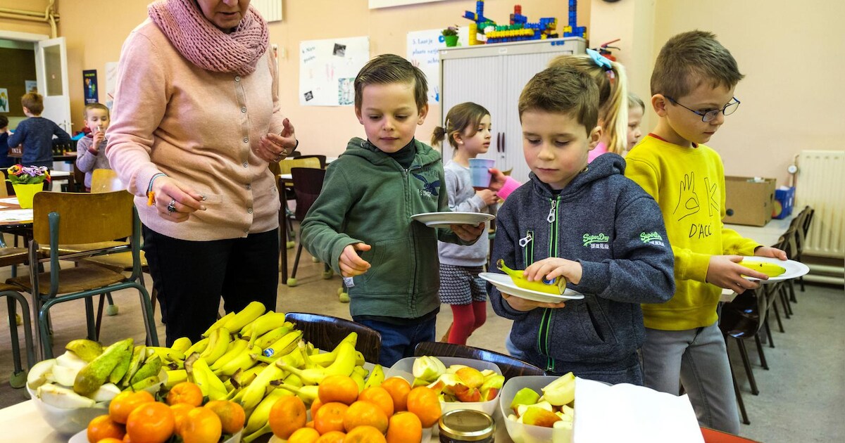 Sint-Lucia trakteert leerlingen op gezond ontbijt | Ranst | hln.be
