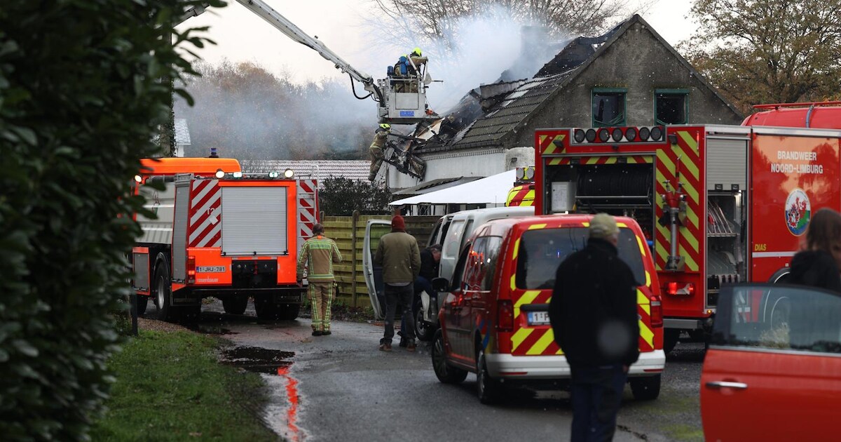 Persoon komt om het leven bij zware woningbrand in Heppen ...