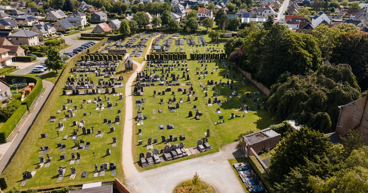 Na kritiek vorig jaar: begraafplaats Knesselare van modderpoel naar groene oase | Aalter | hln.be