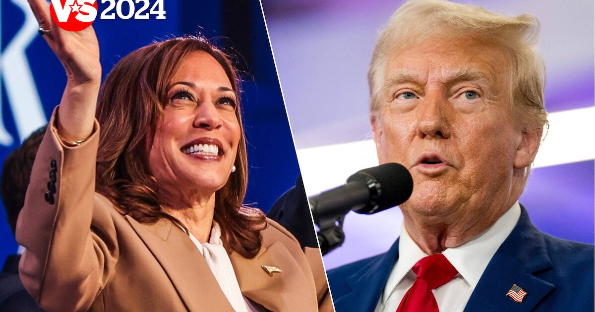 Doet geldtekort Trump binnenkort de das om? Harris haalde in juli vier ...