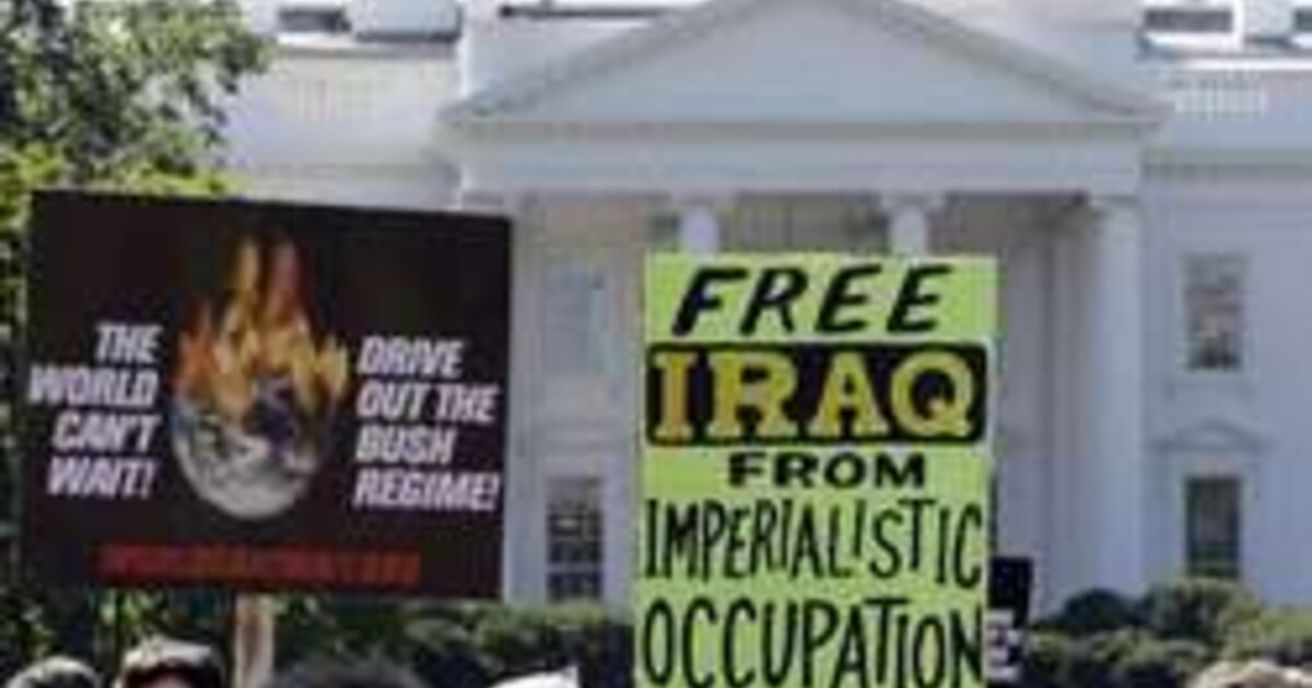 Betoging voor Witte Huis tegen oorlog in Irak | Buitenland | hln.be