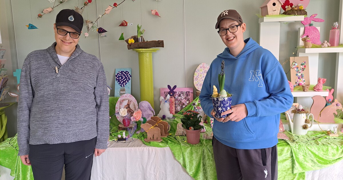 Zondag paasmarkt bij Huize De Veuster: bewoners zetten hun werk in de ...