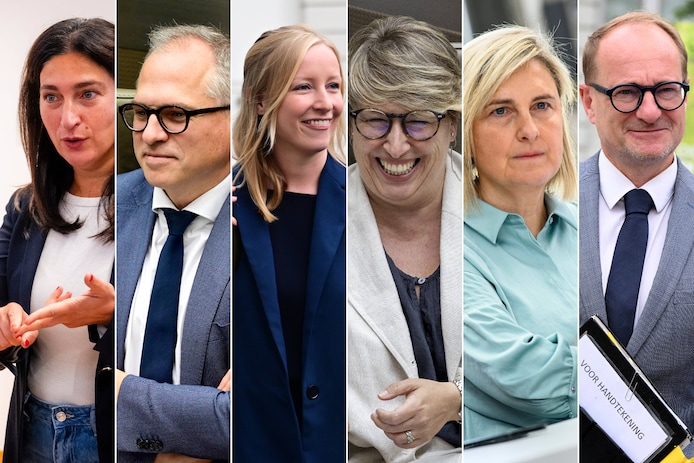 Nog nooit zag Vlaamse regering er zo vrouwelijk uit: bekijk hier alle ministers en hun ...