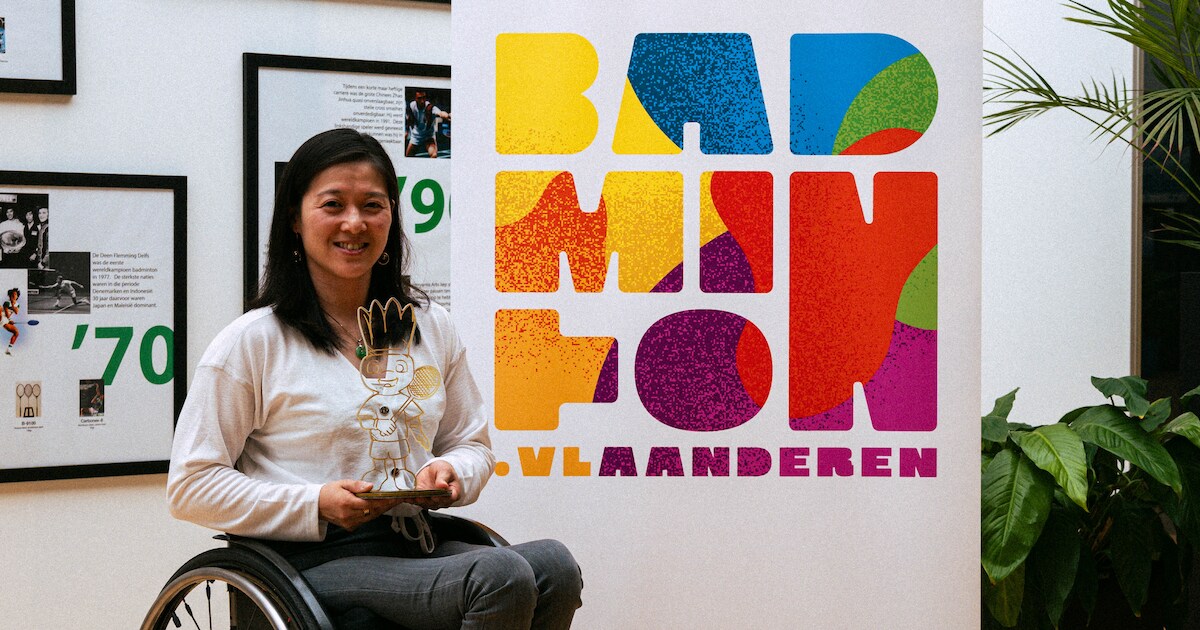 Man-Kei To uit Ninove ontvangt Europese trofee als ‘Parabadmintonster ...