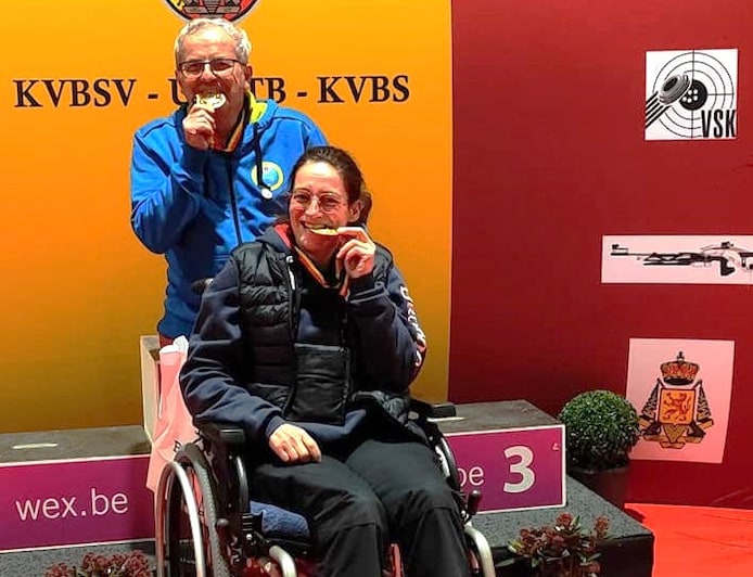 “Als ik thuis train, weet mijn man dat hij uit de buurt moet blijven ...