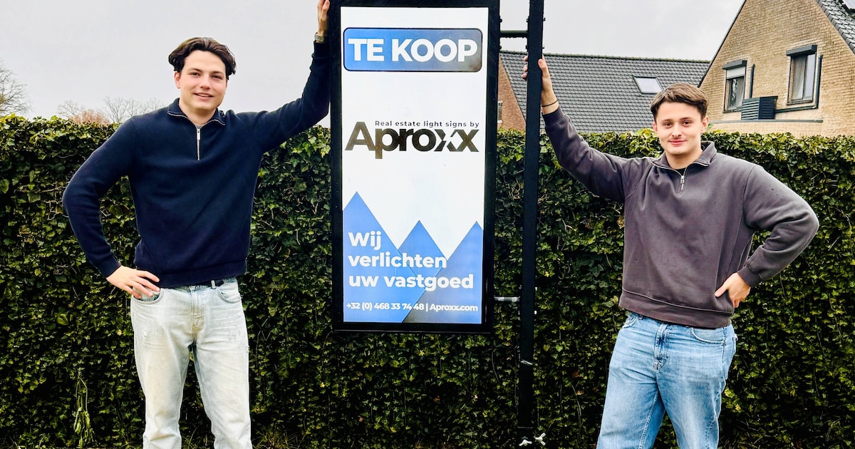 PXL-studenten lanceren duurzame verlichte vastgoedborden: “Over vijf ...