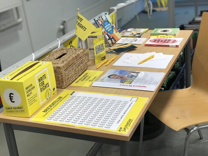 Ook dit jaar kan je brieven schrijven voor Amnesty International in ...