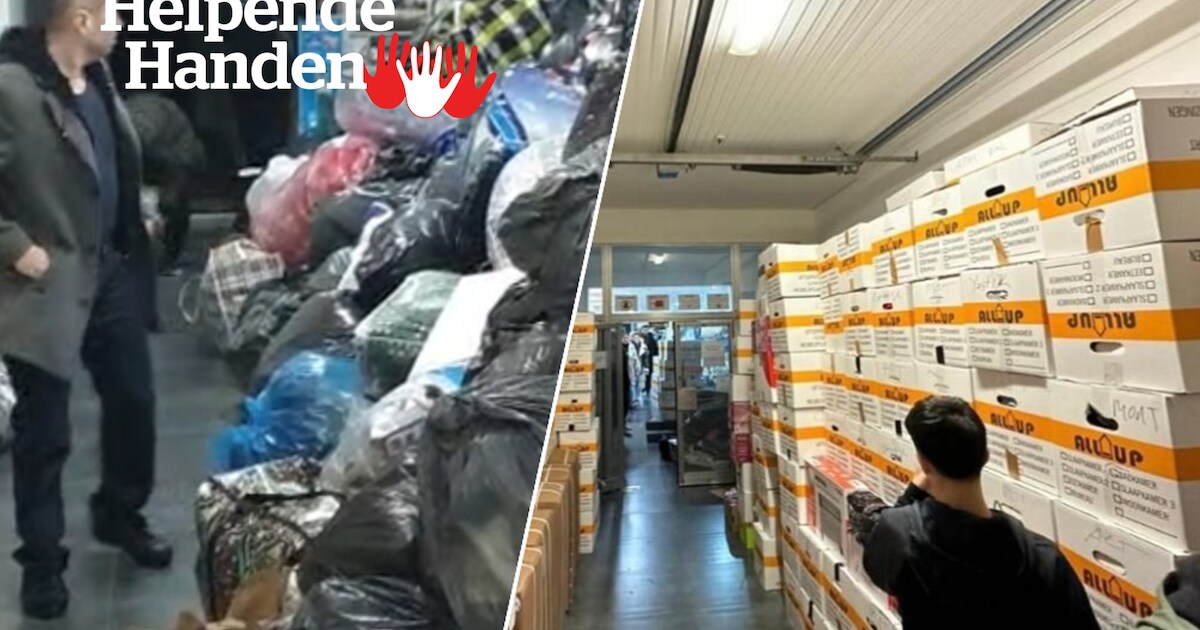 Antwerpse moskee overspoeld met hulpgoederen: “Eerste camion al ...