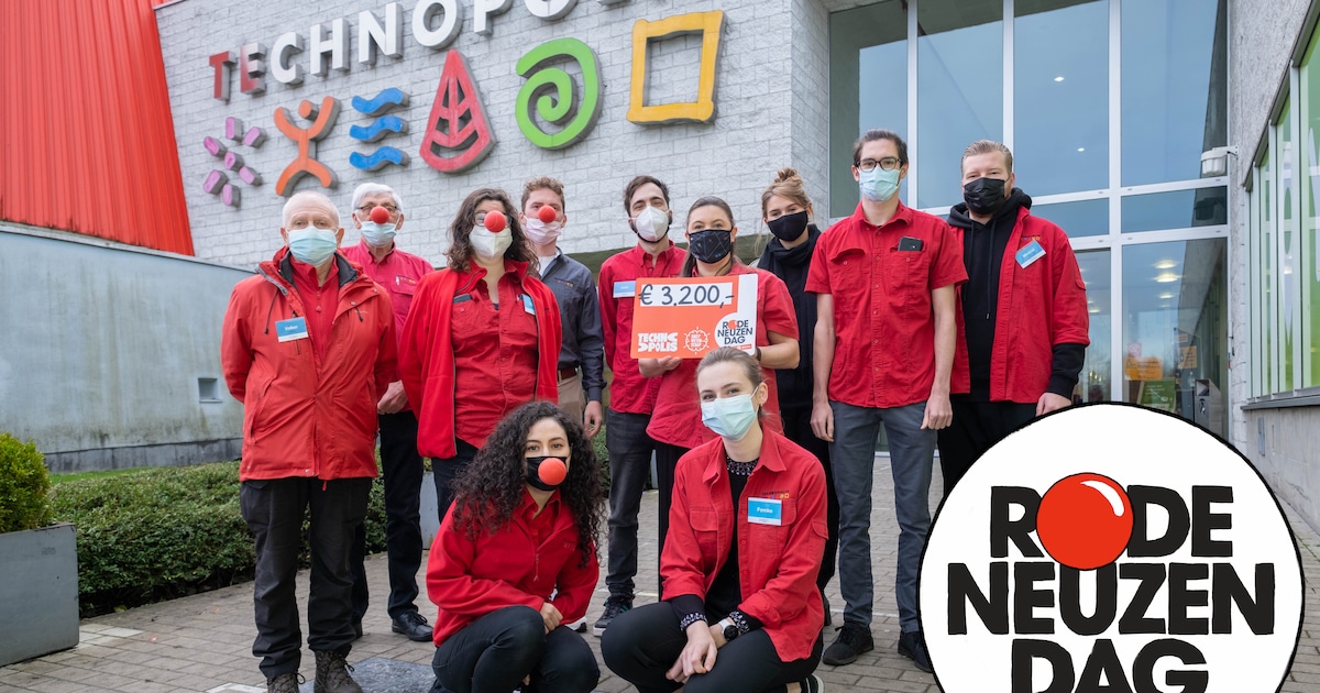 Technopolis schenkt 3.200 euro aan Rode Neuzen Dag | Regio | HLN.be