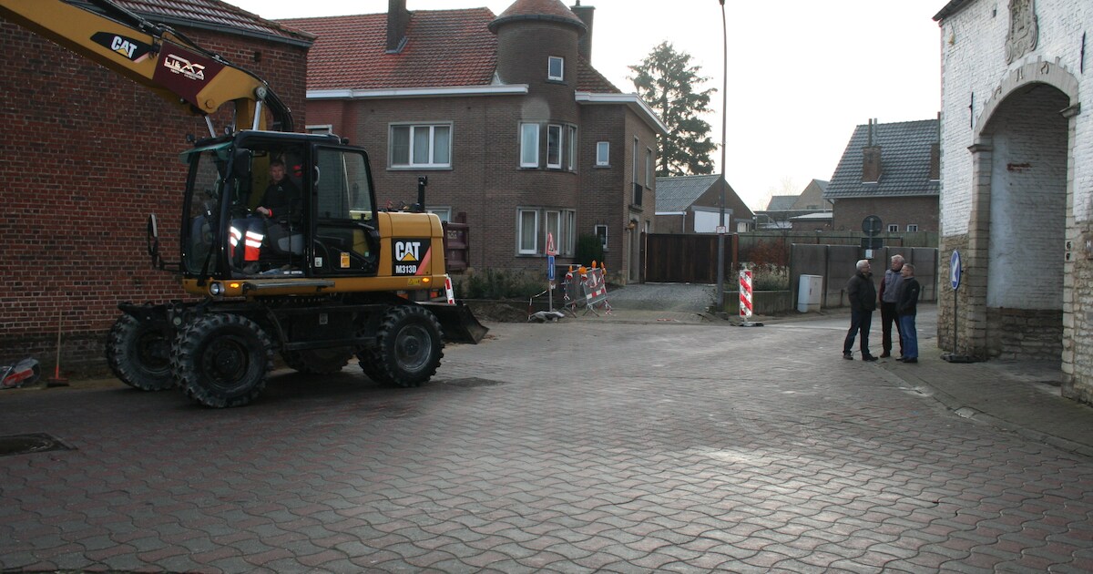 Werken aan kruispunt gestart | Hoegaarden | hln.be