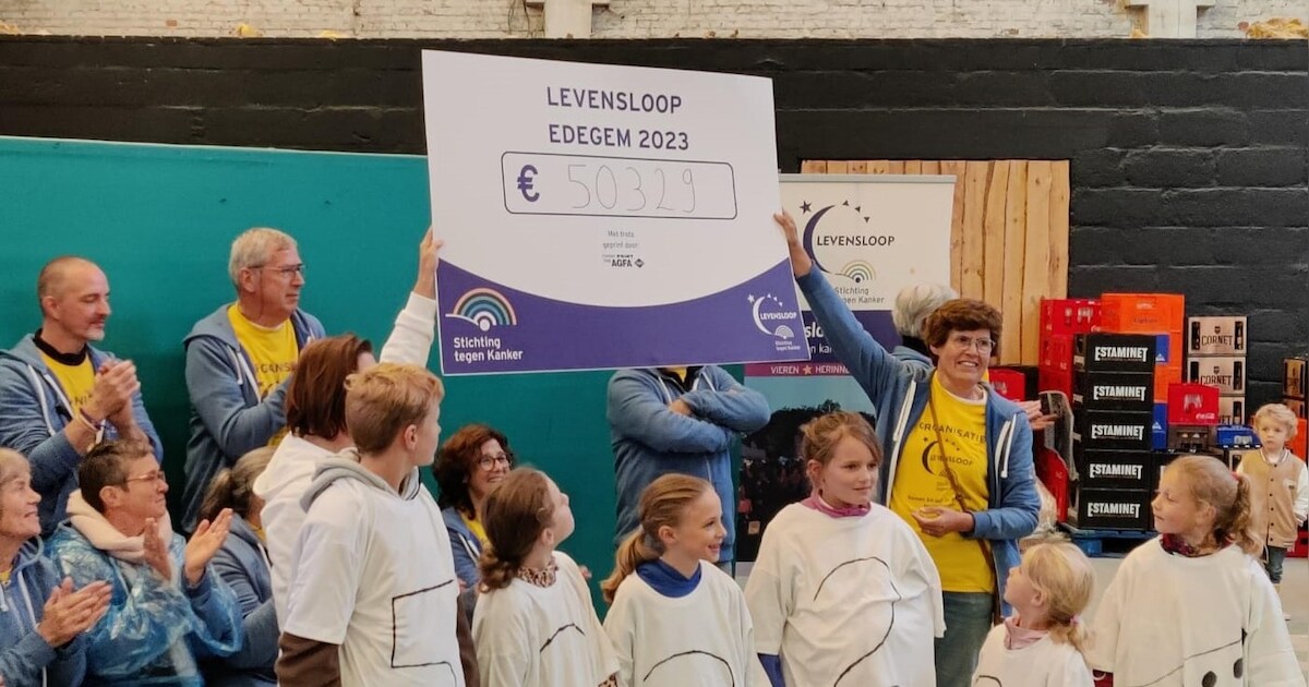 Natte editie van Levensloop benefiet brengt toch ruim 50.000 euro op ...