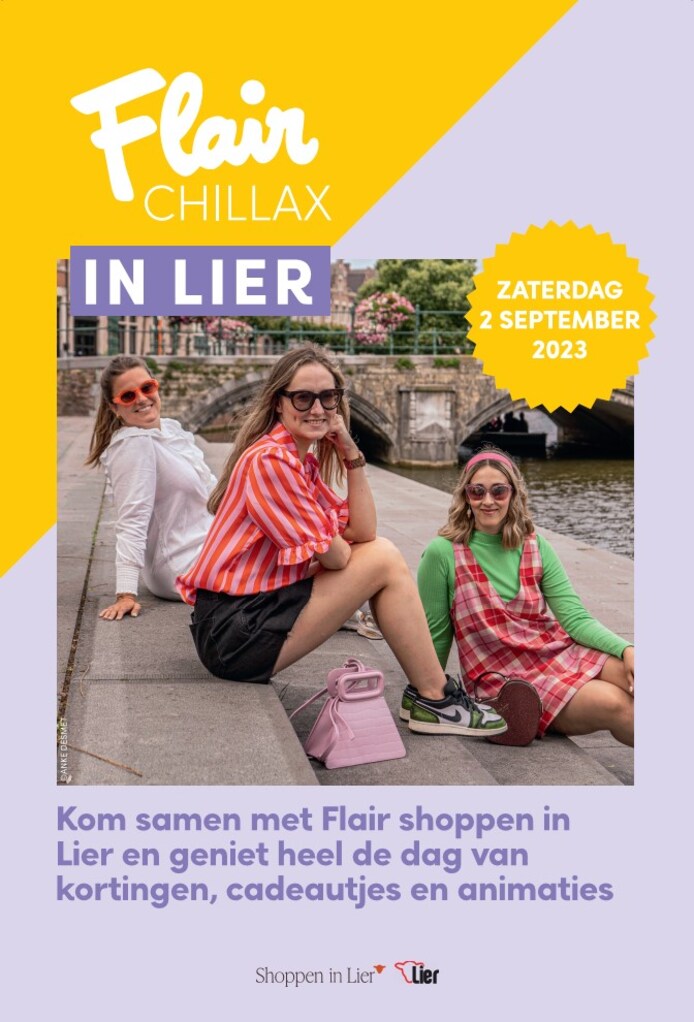 Volg een van de drie Flair Chillax-routes en ontdek Lier op een andere ...