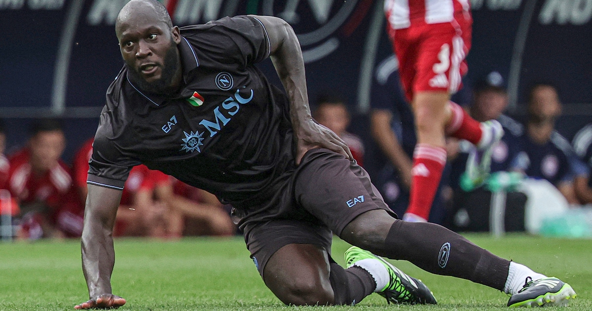 Geblesseerde Romelu Lukaku ontbreekt op Champions League-lijst Napoli ...