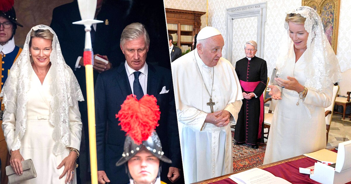 IN BEELD. Koning Filip en koningin Mathilde ontvangen door paus ...