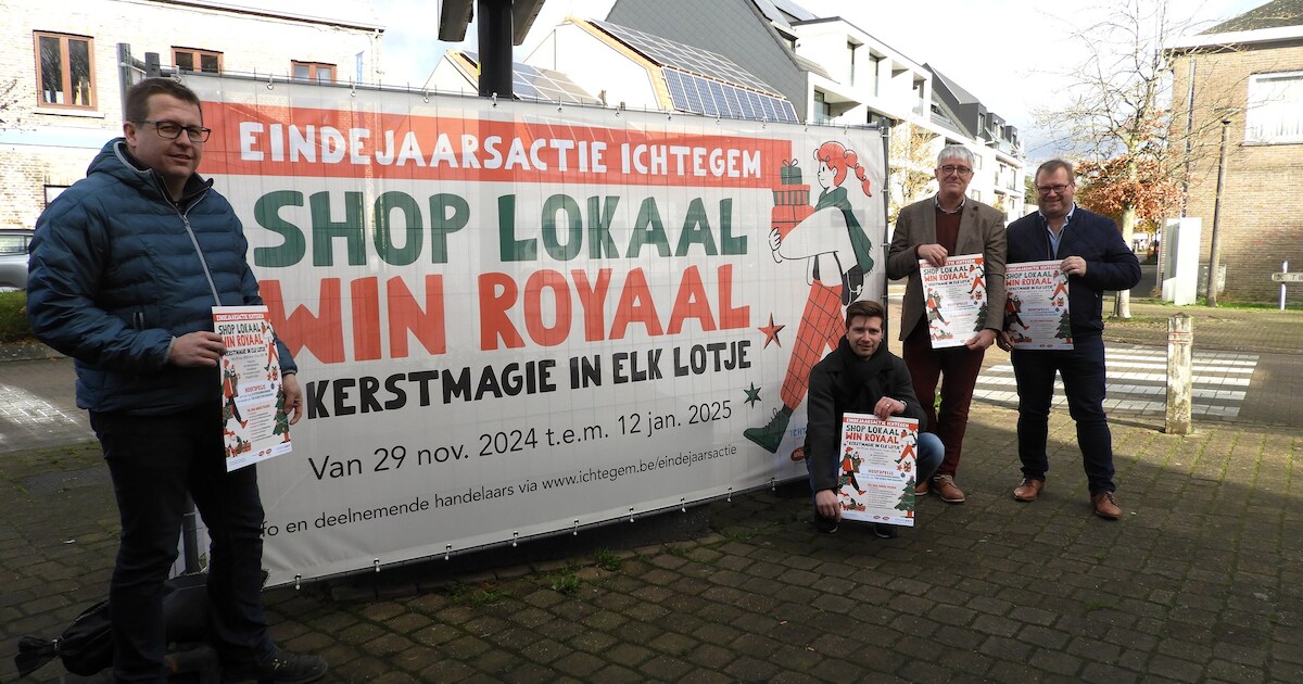 Ichtegem lanceert eindejaarsactie om de lokale handelaars te steunen ...