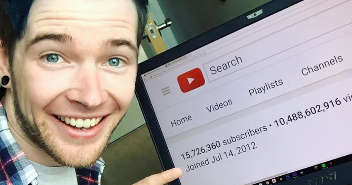Dan Middleton (26) verdiende dit jaar 14 miljoen met YouTubevideo’s van ...