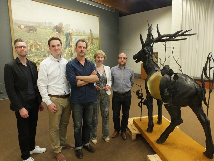 Stief Desmet toont kunst tussen grootmeesters | Deinze | hln.be