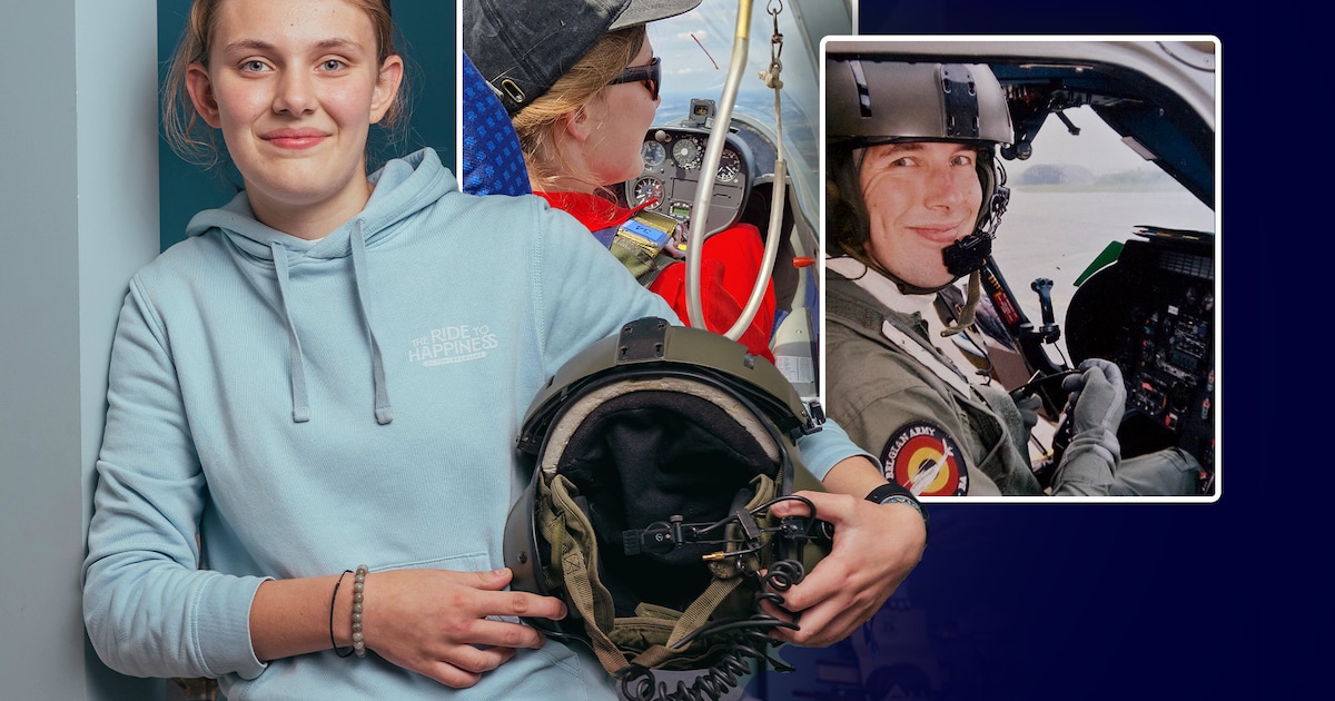 Haar papa stierf bij vliegtuig­crash. Nu wordt ze zelf piloot: “Net ...