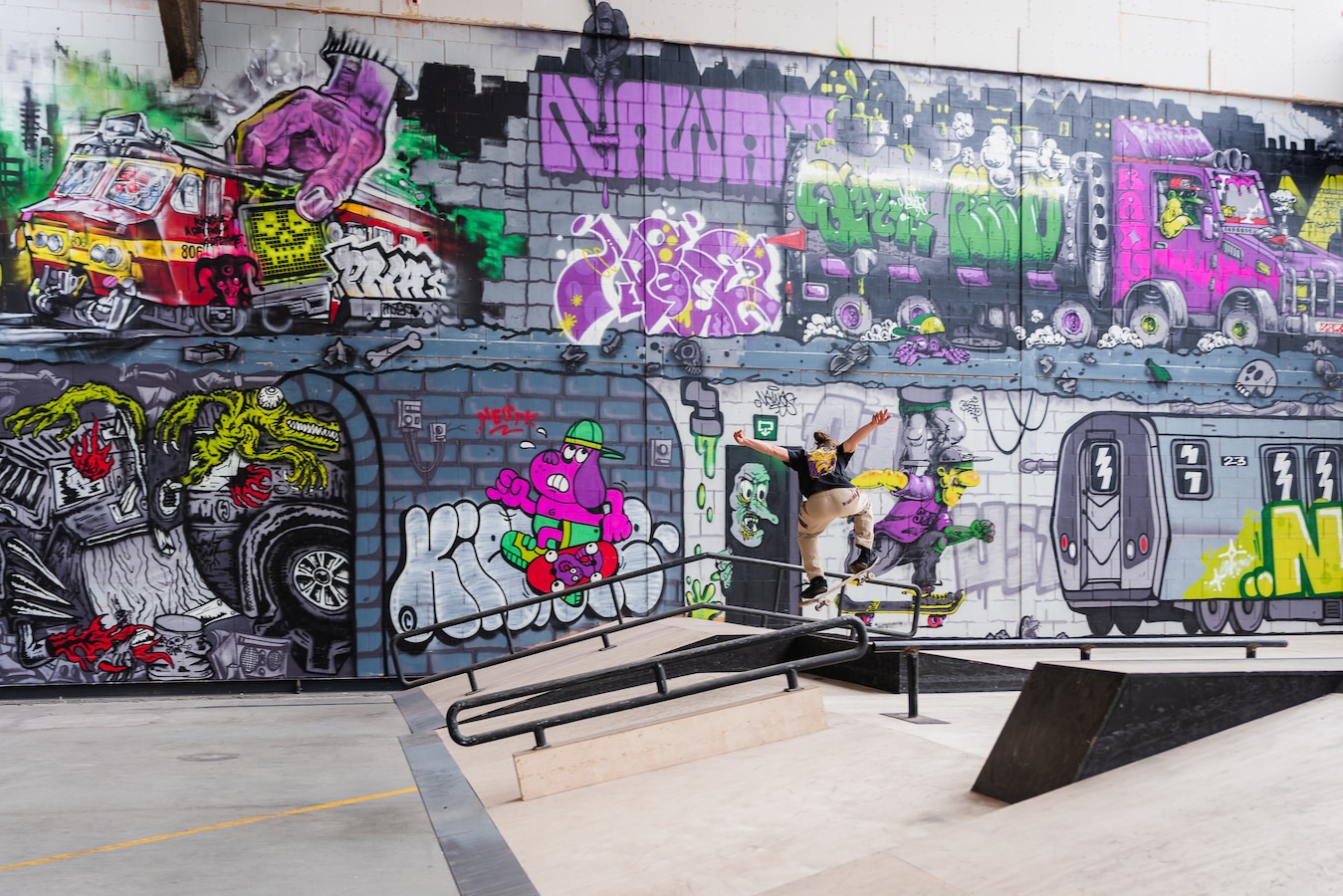 Zes street-art-legendes zetten gigantisch werk op blanke muur aan ...